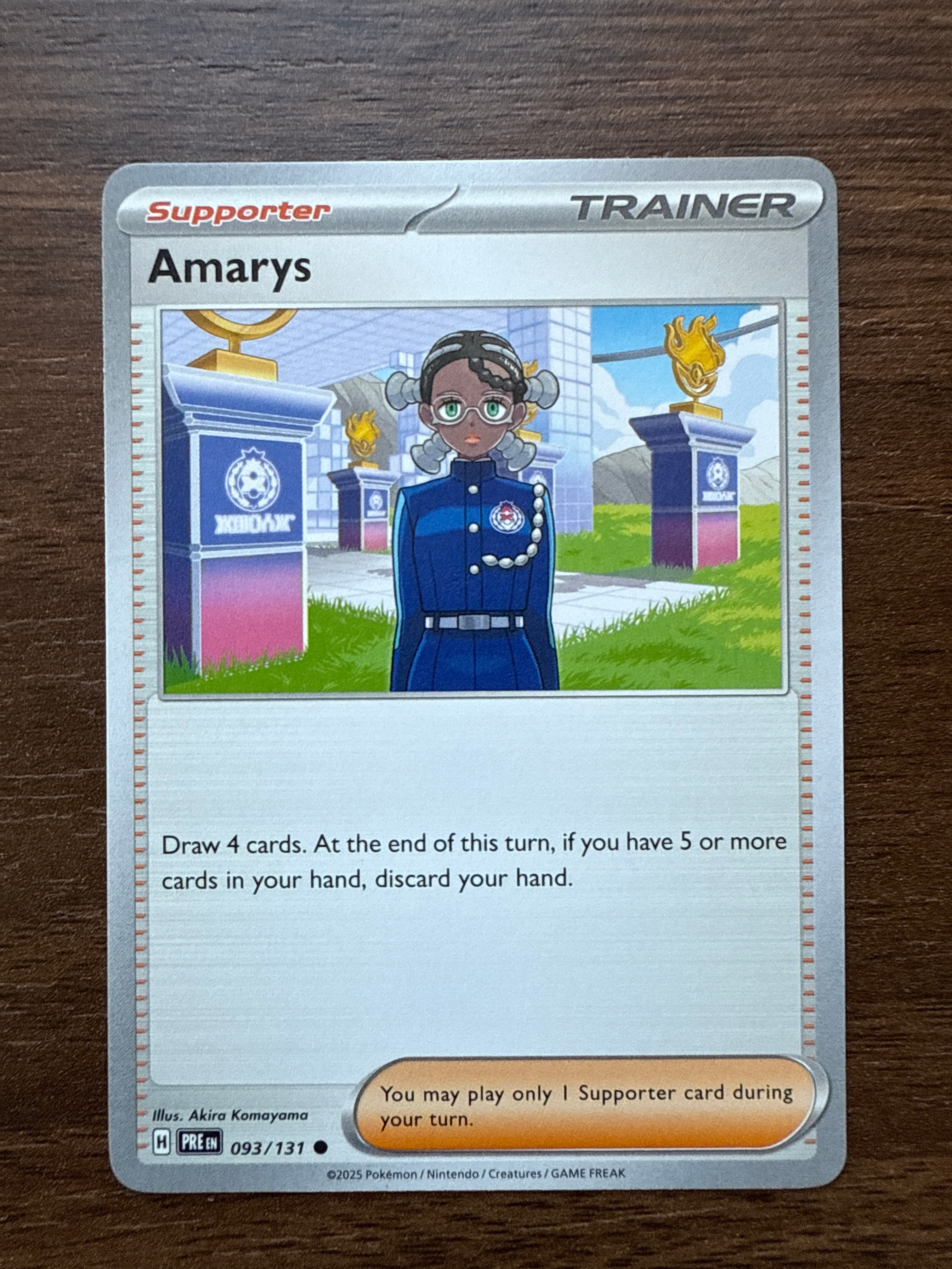 Amarys Common Card | Pokemon Prismatic Evolutions | 093/131 – The Card ...