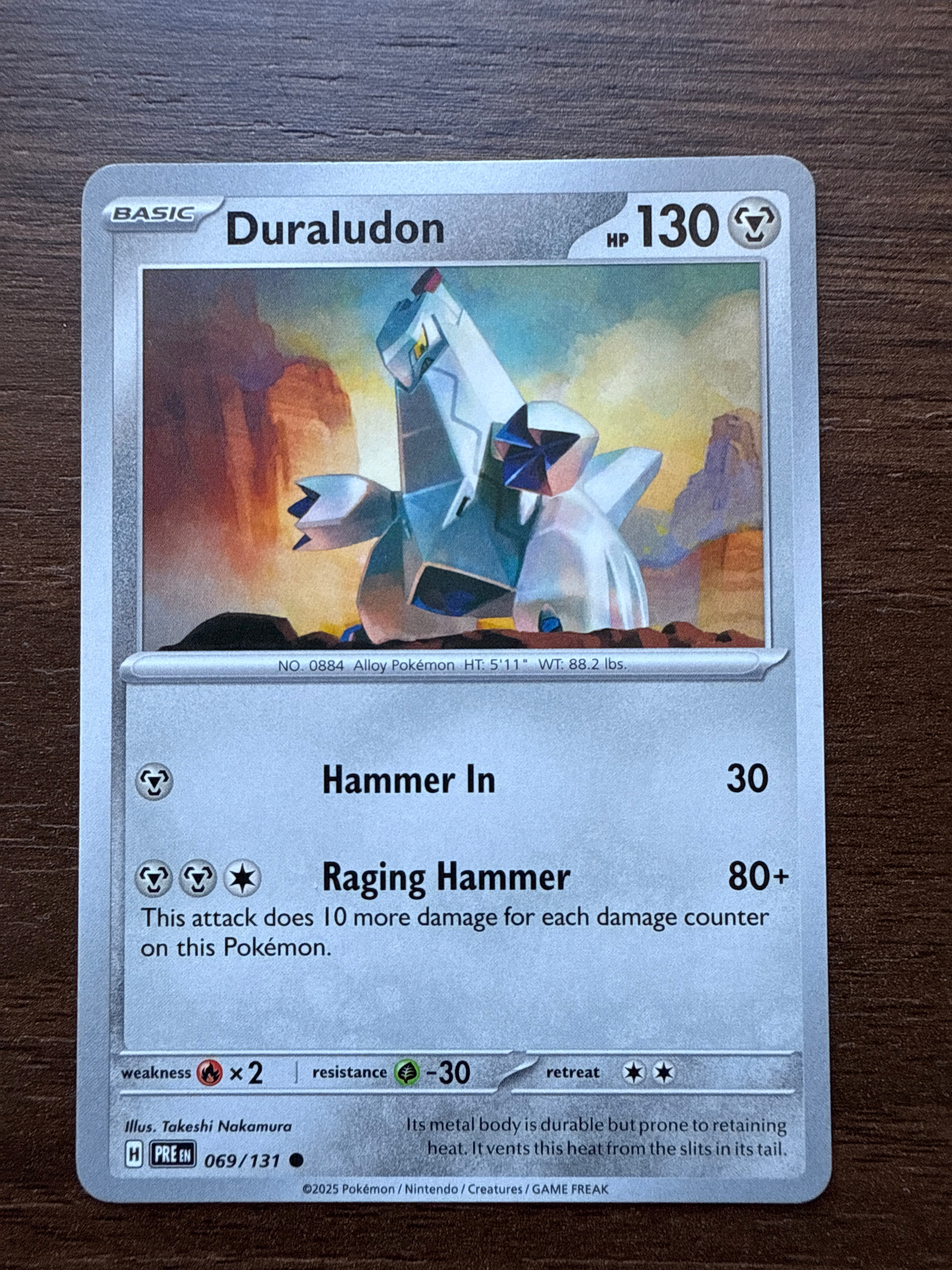 Duraludon Common Card | Pokemon Prismatic Evolutions | 069/131 – The ...